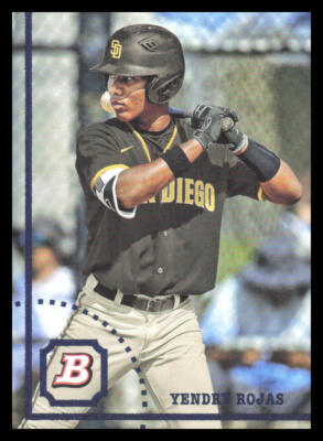 2022 Bowman Heritage Yendry Rojas Image Variation Short Print SP BHP-86 ...