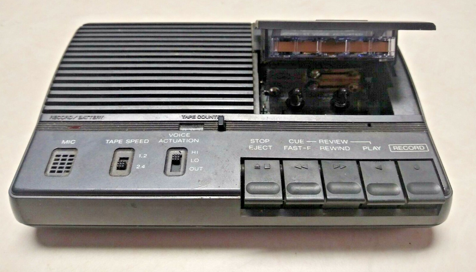 VINTAGE Realistic Micro-51 Voice Actuated Microcassette Tape Recorder ...