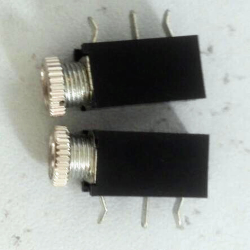 2x Panel Mount 2.5mm Female Mono Phono AUX Cable Plug Jack Socket ...