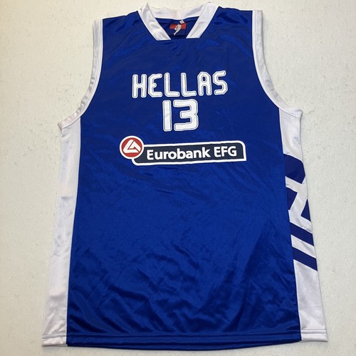 Giannis Antetokounmpo Greece 2014 FIBA World Cup Jersey Mens M Hellas ...