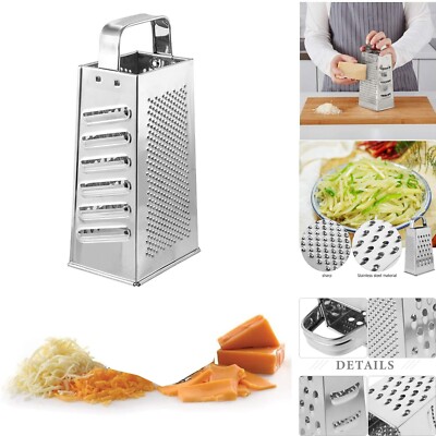 Fackelmann Universal Four Side Grater Silver 23cm 192749 -Versatile ...