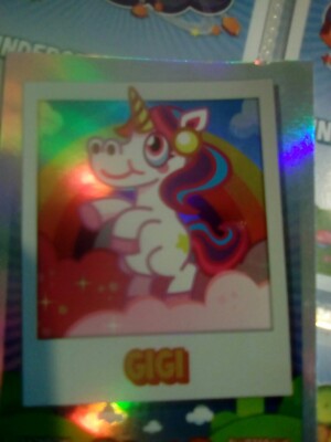 Moshi Monsters Mash Up Trading Card Rainbow Foil GIGI (Rare) MINT | eBay UK