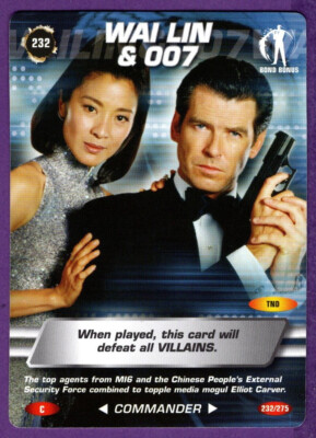 Michelle Yeoh 2008 Danjaq James Bond 007 Spy Cards #232/275 Wai Lin ...