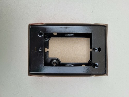 New Legrand V5751 Metal Wiremold Single Gang Starter Box Black | eBay
