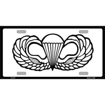 Parachute Badge Novelty Metal License Plate Tag LP-127 | eBay