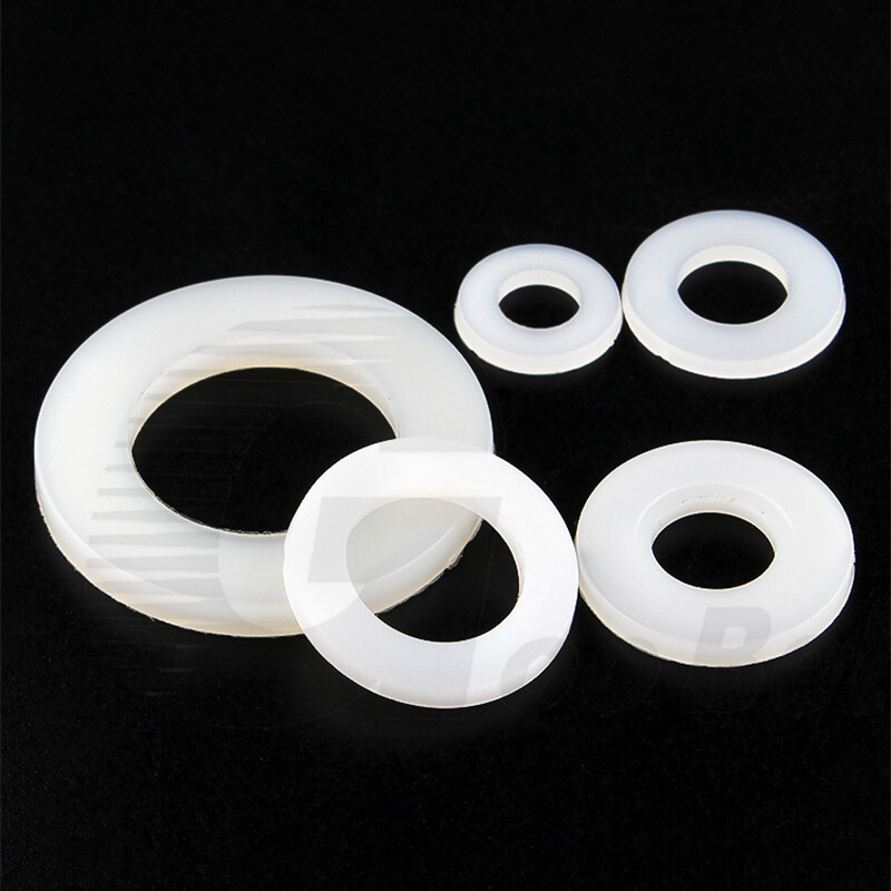 Flat Washers M2 - M24 White Nylon Plastic Washers Form A Gaskets Plain ...