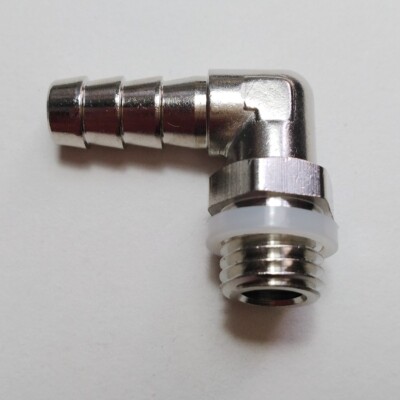 Hose ID 5/16" Barb M12X1.5 Male Metric 90° Elbow Swivel Rotating ...