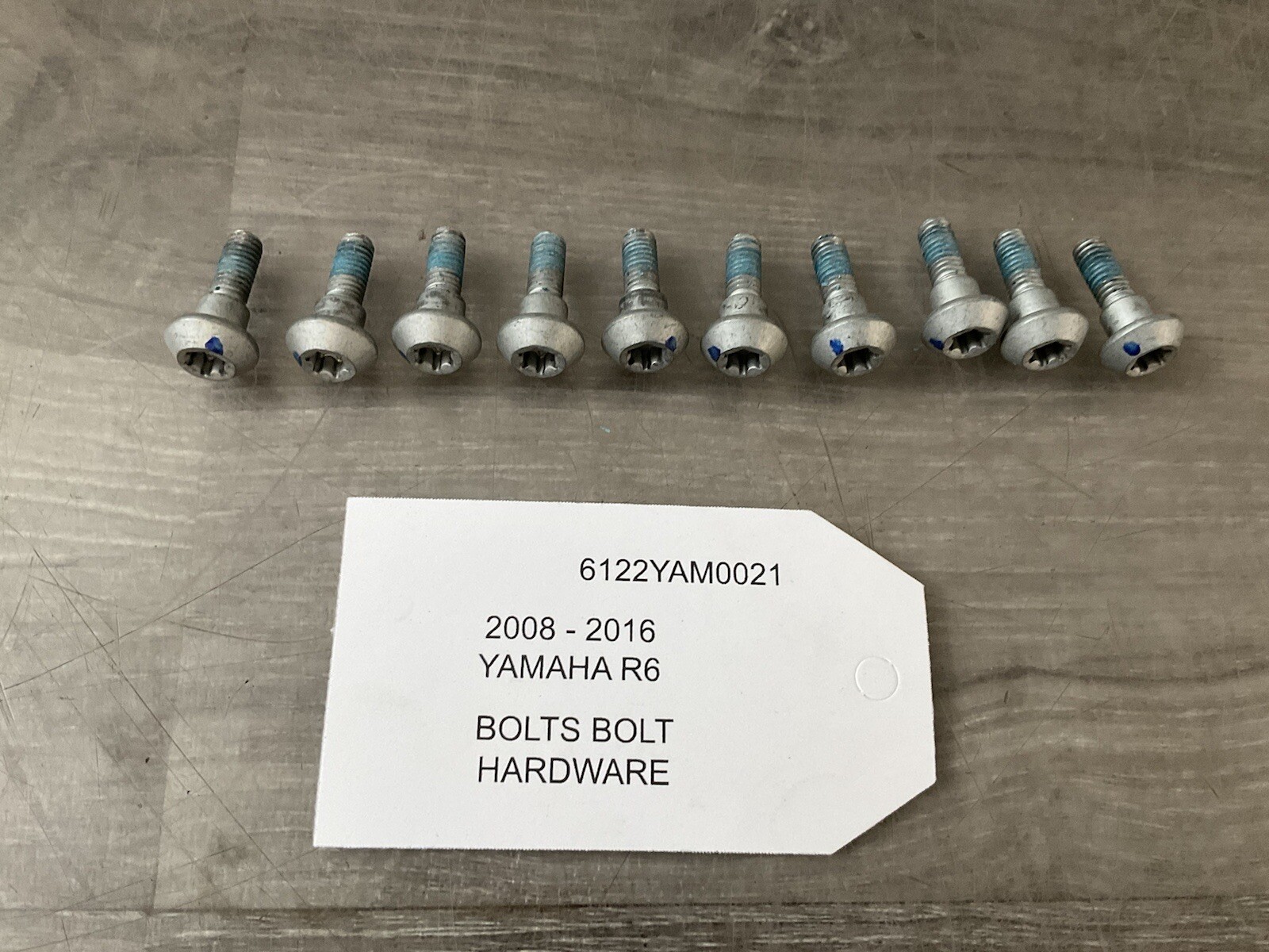 08 09 2010 2011 2012 2013 2014 2015 Yamaha R6 R6R Front Rotor Bolts ...