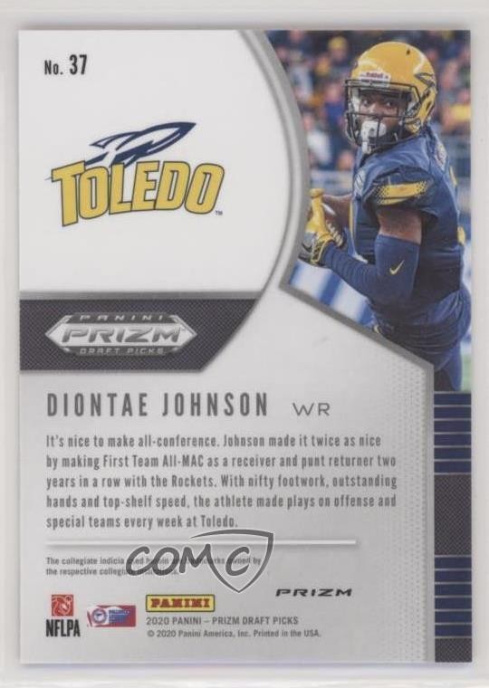 2020 Panini Prizm Draft Picks Red Prizm Diontae Johnson #37 | eBay