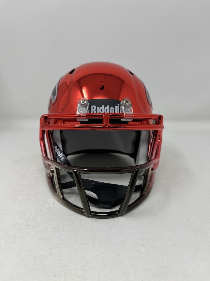 Falcons custom 3 tone CHROME riddell mini helmet | eBay