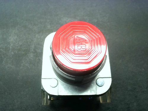 Allen Bradley 800T-B6D2 30mm Momentary Red Push Button Switch SerT ...