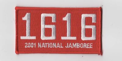 2001 National Jamboree Troop 1616 Patch RED Bdr. [JM402] | eBay