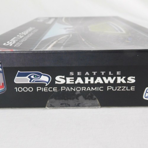 Seattle Seahawks 1000 piece Panoramic Jigsaw Puzzle 39" x 13" NFL ...