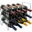 3-Tier Stackable Wine Rack, Classic Style Wine Racks for Bottles Hold ...