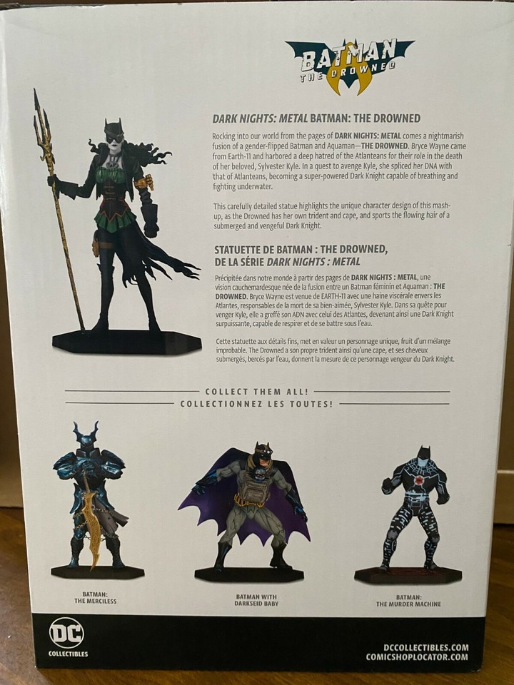 DC Dark Nights: Metal: The Drowned Machine Limited Edition Statue | eBay