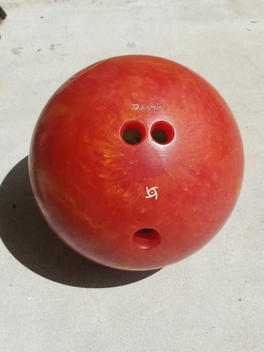 Orange Bowling Ball