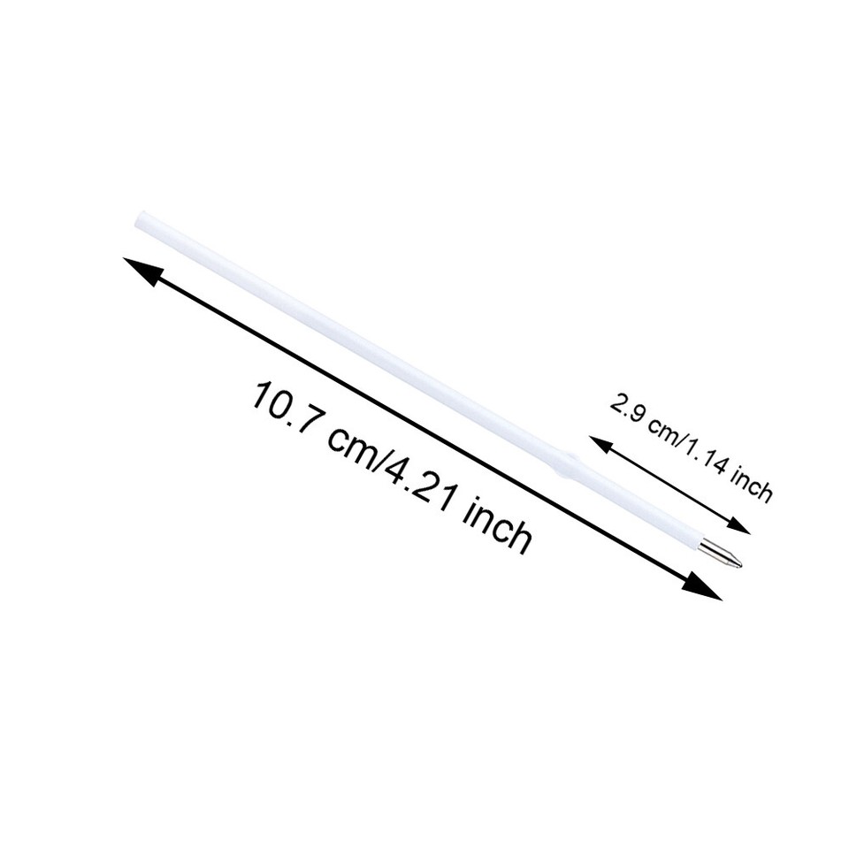 0.7mm Black Ink Ballpoint Pen Replacement Refill School Office Supplies ...