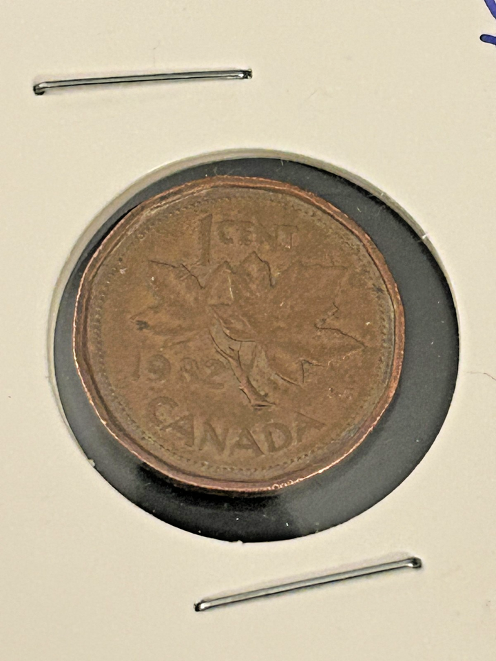 *MINT ERRORS Canada 1982 1 Cent Copper One Canadian Penny Coin #CP1982 ...