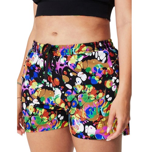 Fabletics The One Short Multicolor Abstract Athletic Shorts Women Size ...