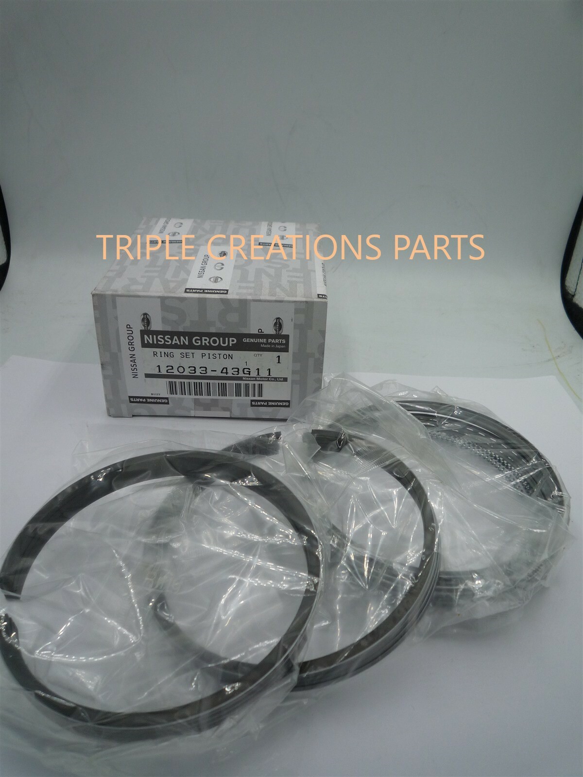 12033-43G11 Genuine Nissan Infiniti RING SET PISTON 1203343G11 OEM | eBay