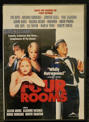 Four Rooms (DVD, 1999) Tim Roth, Antonio Banderas, Jennifer Beals OOP ...