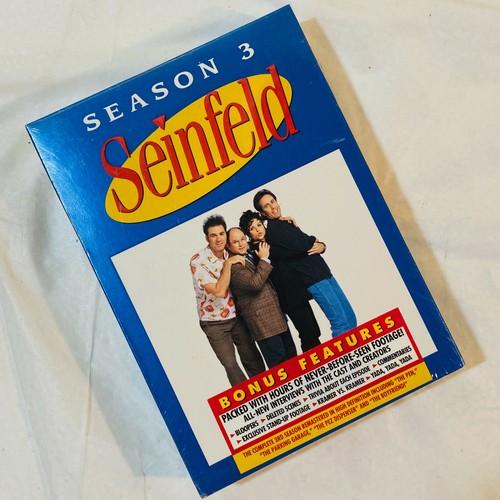 SEINFELD COMPLETE SEASON 3 DVDs BOX SET BONUS FEATURES COMEDY TV SERIES ...