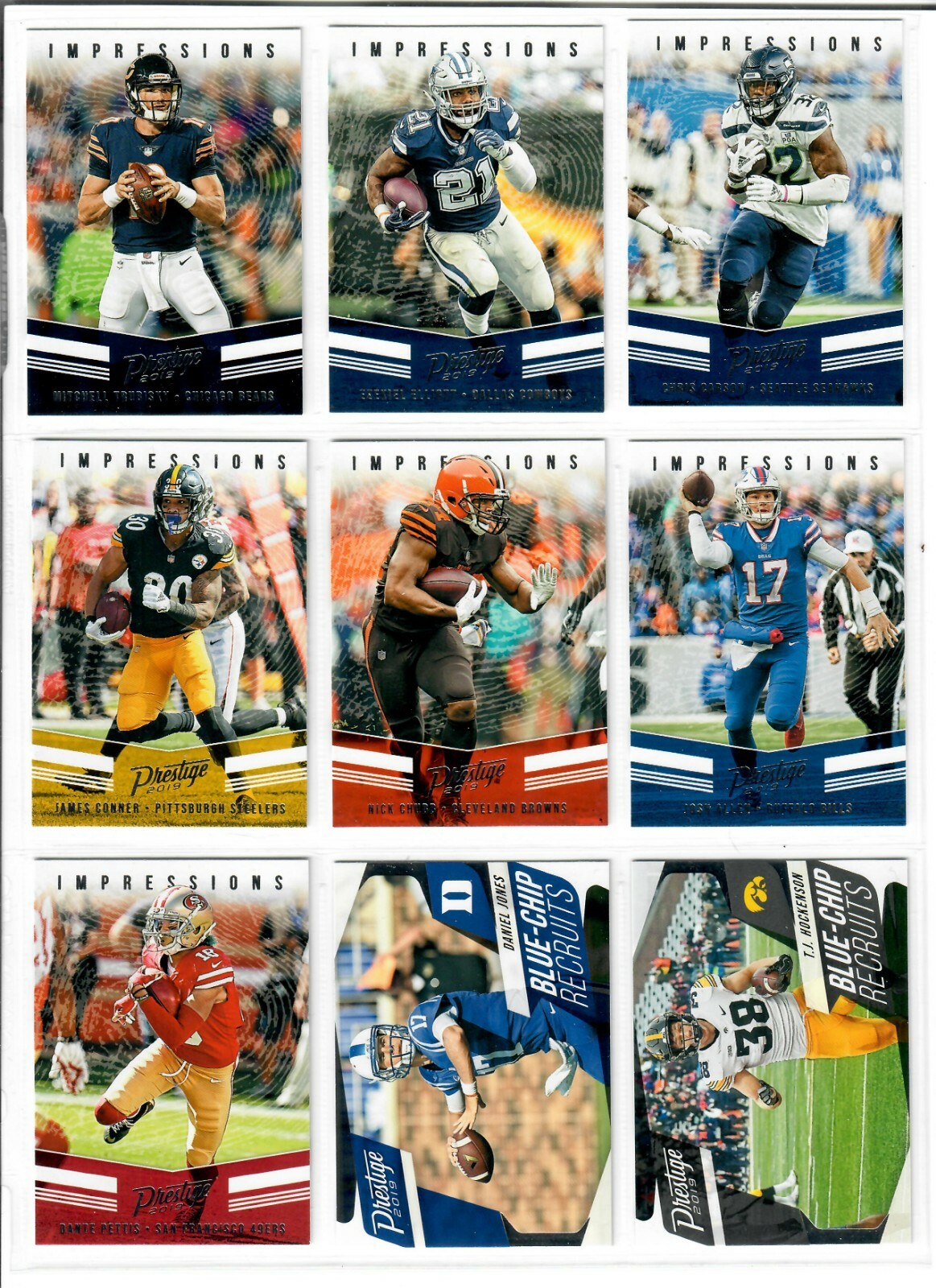 2019 Panini Prestige Football RETAIL EXCLUSIVE Impressions You Pick ...