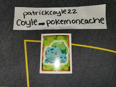 Bulbasaur #1 Pokemon Merlin Sticker NM | eBay