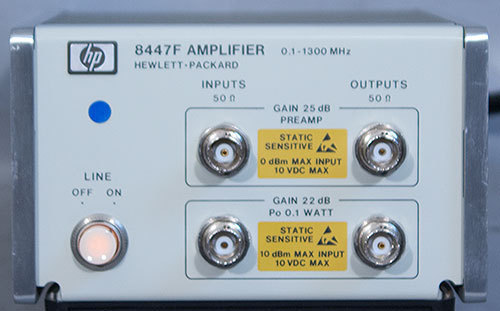 HP/Agilent 8447F Preamplifier (8447D)/Power Amplifier (8447E) 0.1-1300 ...