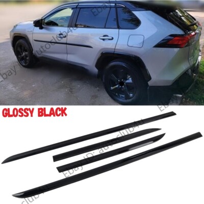 2019-2024 2025 Toyota RAV4 Body Side Door Molding Line Cover Trim ...