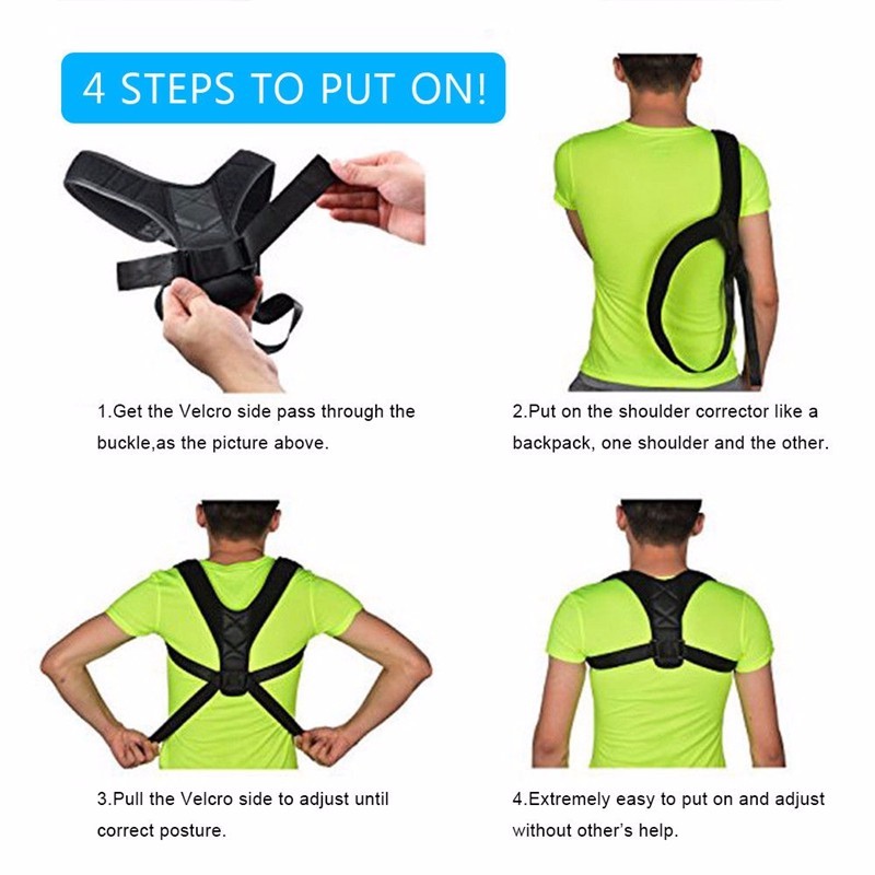 Body Wellness Posture Corrector (Adjustable to All Body Sizes) FREE ...