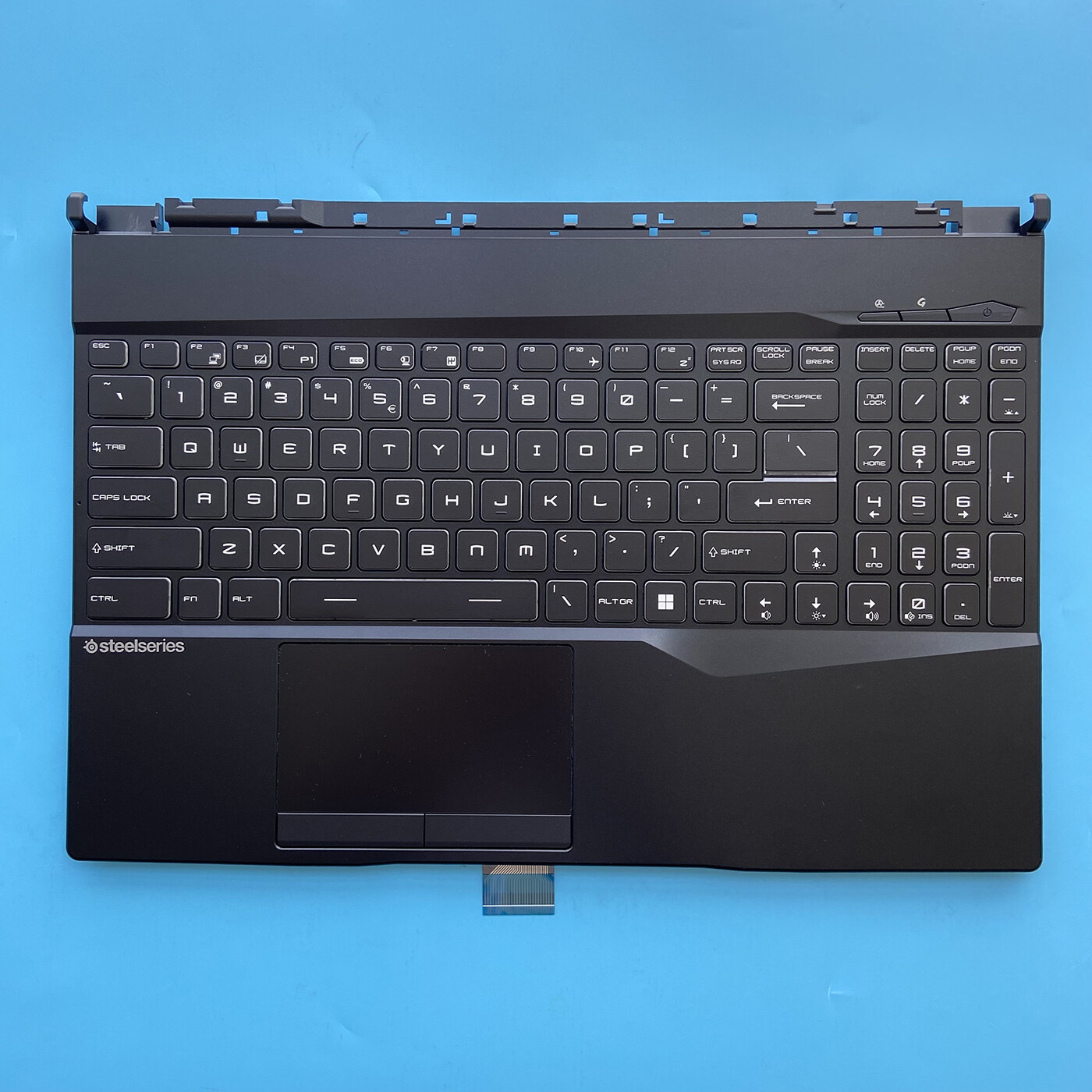 New For MSI GL65 MS-16U4 Palmrest Keyboard Without Touchpad Colorful ...