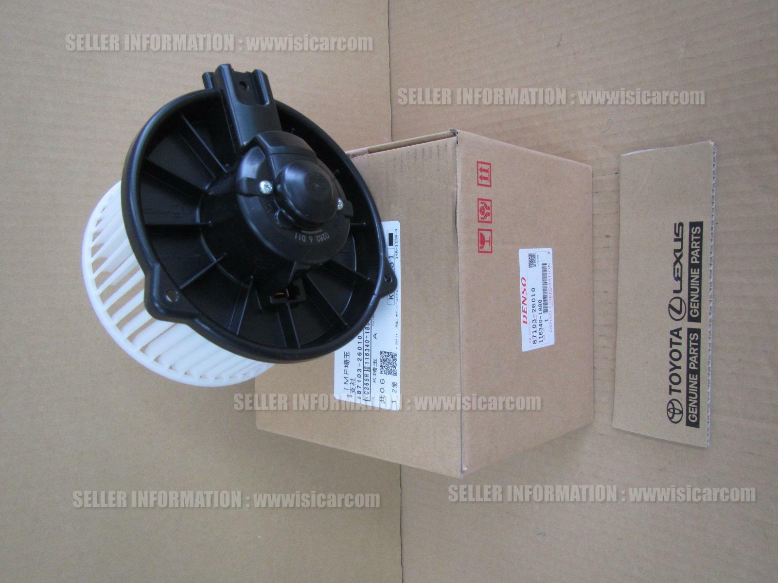 TOYOTA DYNA TRUCK BU72 HEATER BLOWER MOTOR SUB-ASSY 87103-26010 Denso ...