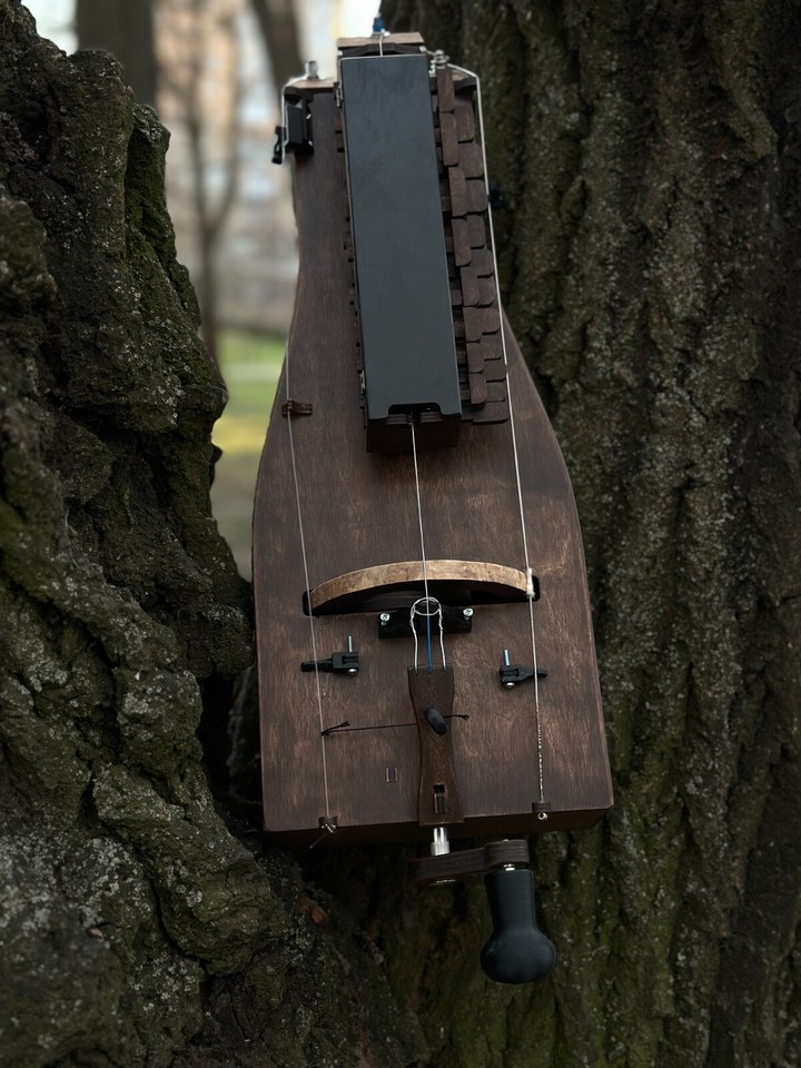 Hurdy-Gurdy - 3 string - Ukrainian Lira Hurdy Gurdy Musical Instrument ...