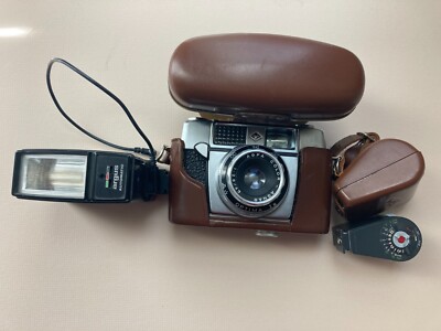 Vintage Agfa 35mm Film Camera with extra flash & original case | eBay