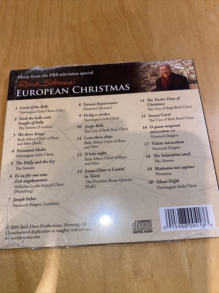 Rick Steves' European Christmas (CD) Music from the PBS Special | eBay