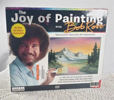 Bob Ross Joy Of Painting Tutorial DVD Set 20 Lessons 10 DVDs TV Art ...