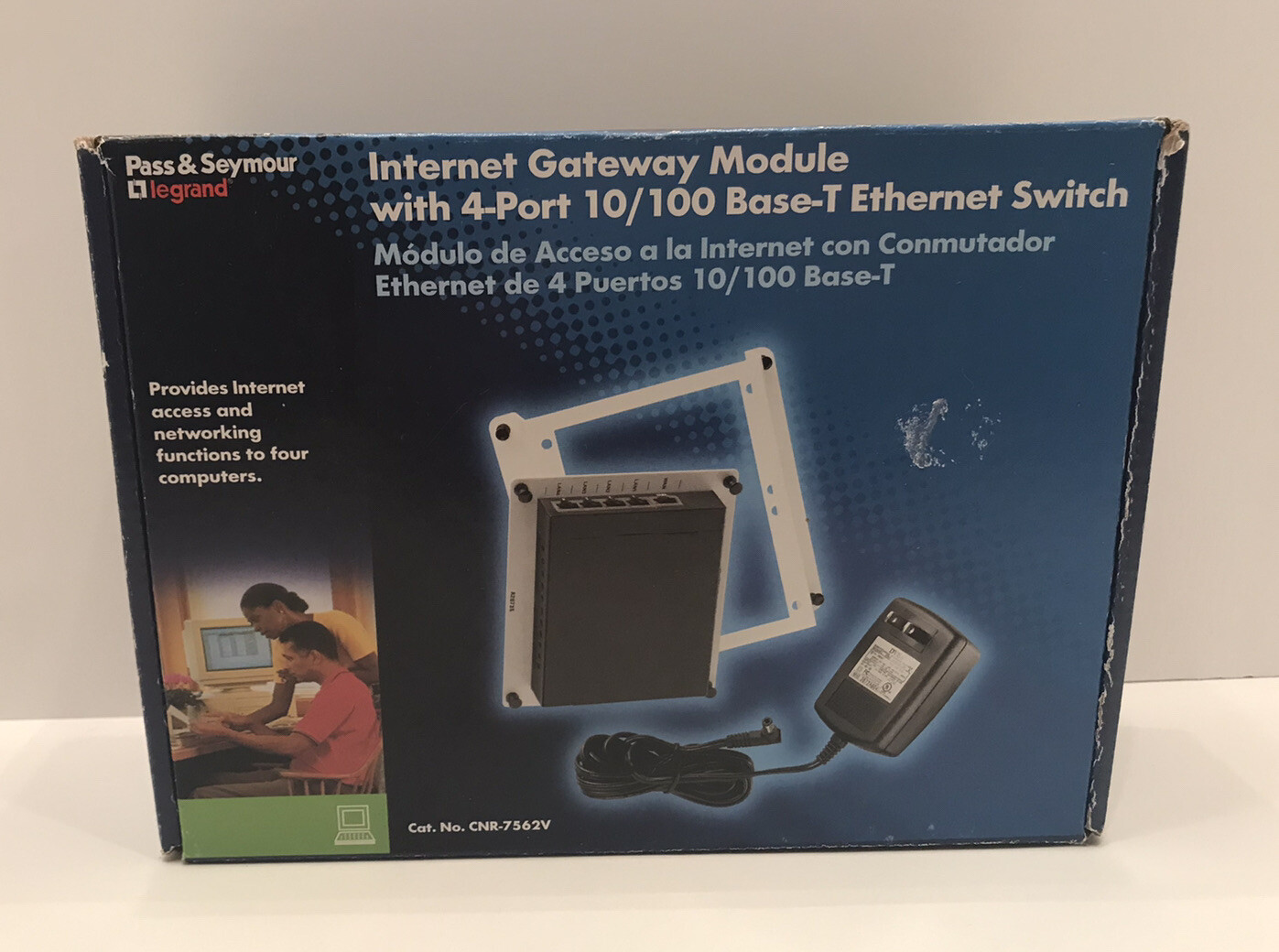 Legrand CNR-7562V Internet Gateway Module w/4-Port 10/100 Base-T ...