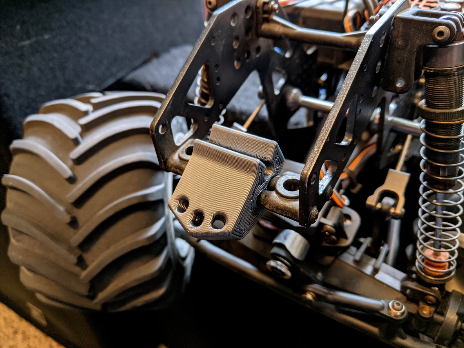 Scale Look Snap in Flexible Mount and Jolly Roger Pirate Flag for Losi ...