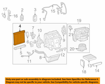 88501-60412 Toyota Evaporator sub-assy, cooler, no.1 8850160412, New ...