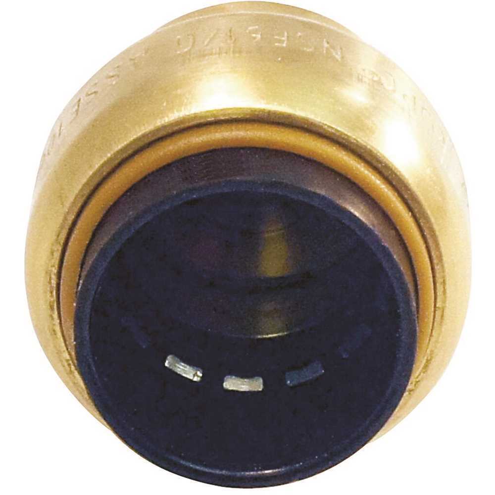 Tectite FSBCAP12 1/2 in. Brass Push-to-Connect Cap | eBay