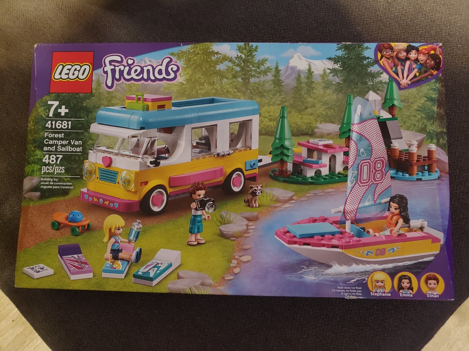 LEGO FRIENDS: Forest Camper Van and Sailboat (41681) 673419342186 | eBay