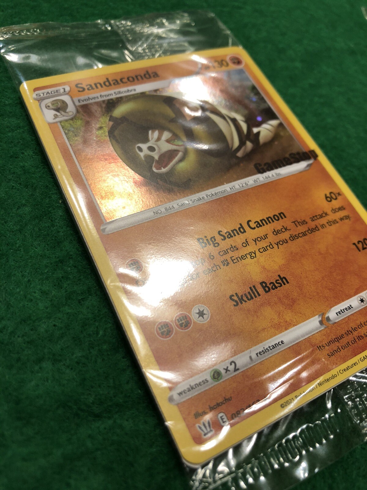 Pokemon card Sandaconda, GameStop exclusive, rare, brand new | eBay