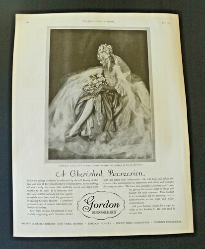 1926 Gordon Hosiery Ad Alfred Cheney Johnston | eBay