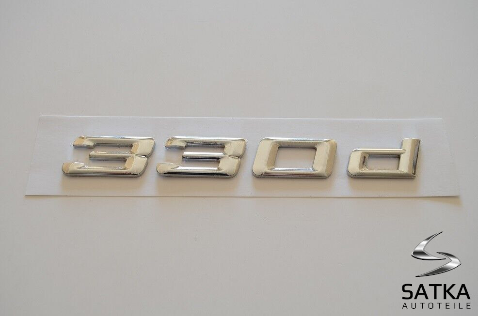 330d Schriftzug für BMW Typenschild Aufkleber Emblem Logo | eBay.de