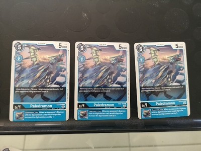 Paledramon *3 Carte Digimon Ex3-019 | eBay