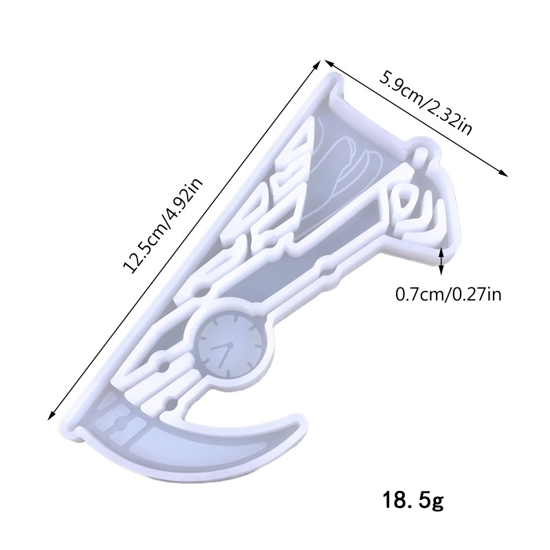 Reapers Scythe Keychain Mould Epoxy Crystals Silicone Mould Customized ...