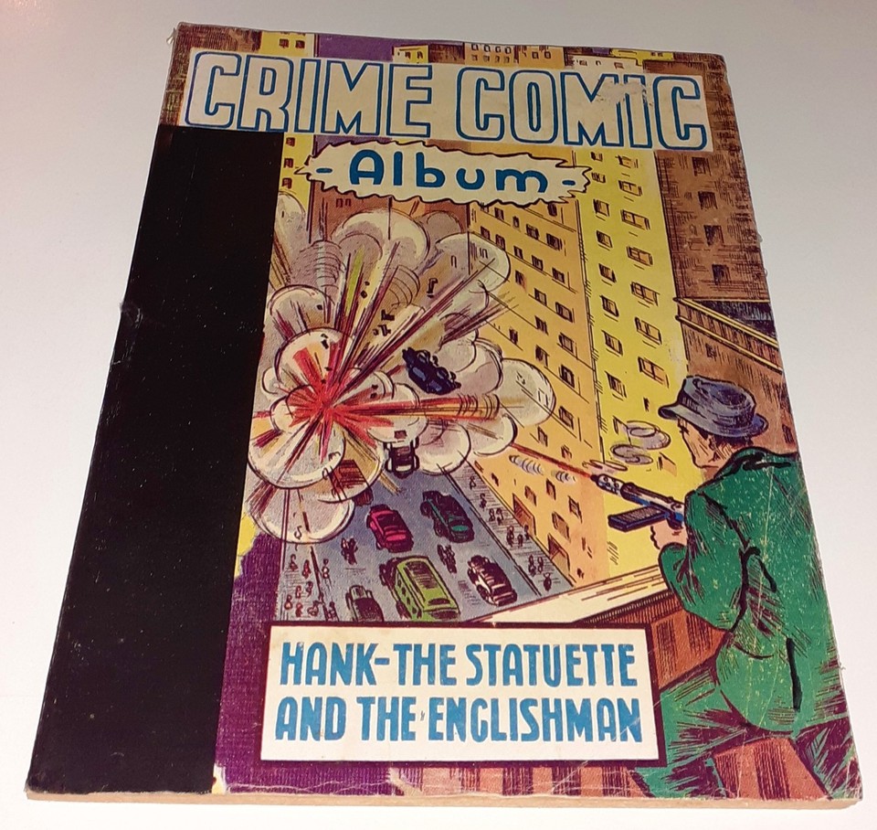 11x VINTAGE PRE-CODE CRIME / HORROR COMICS lot UK Australia 1951-56 ...