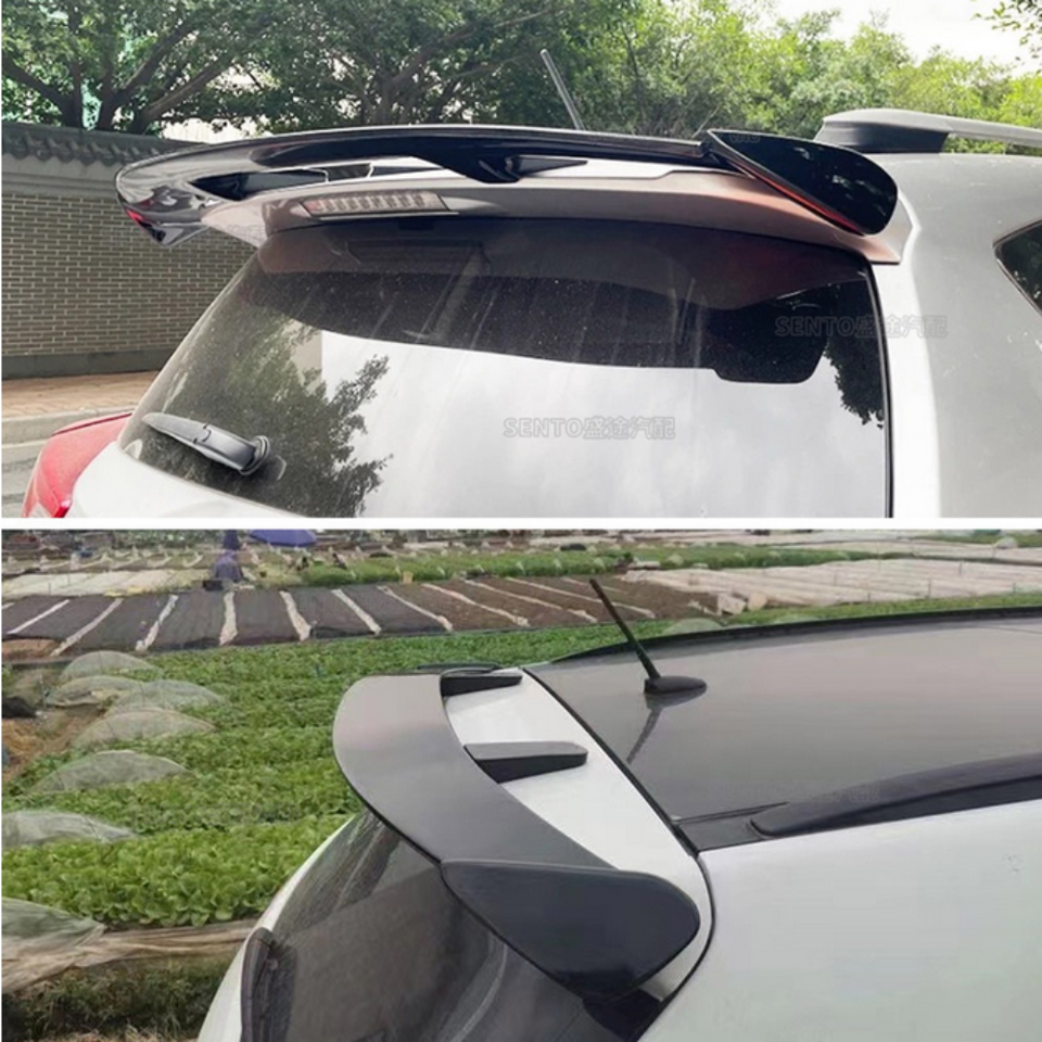 FIT FOR 2013-2018 TOYOTA RAV4 REAR TRUNK ROOF SPOILER WING TOP LIP ...