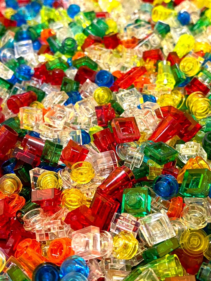 LEGO TRANSPARENT TRANSLUCENT PIECES - RANDOM SELECTION, CHOOSE COLOR ...